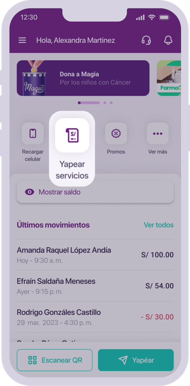 ¿Cómo pago mis servicios con Yape? | Centro de Ayuda Yape | Yape