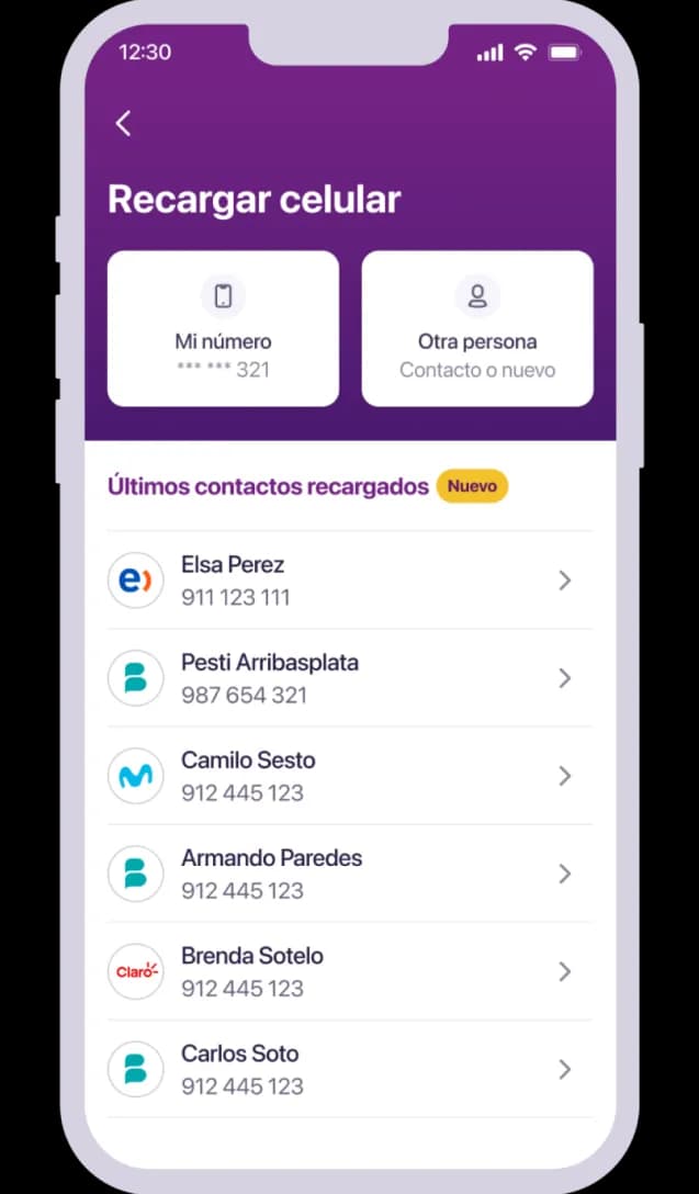 Recarga tu celular con Yape | Yape