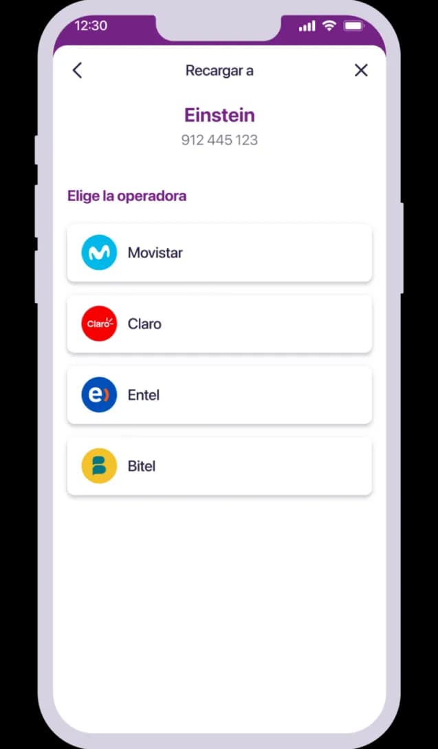 Recarga tu celular con Yape | Yape