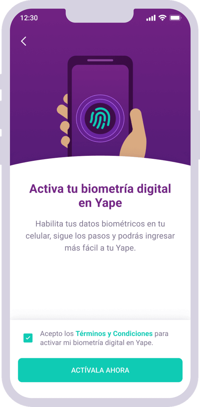 ¿Cómo activo o desactivo la biometría digital en Yape? | Centro de ...
