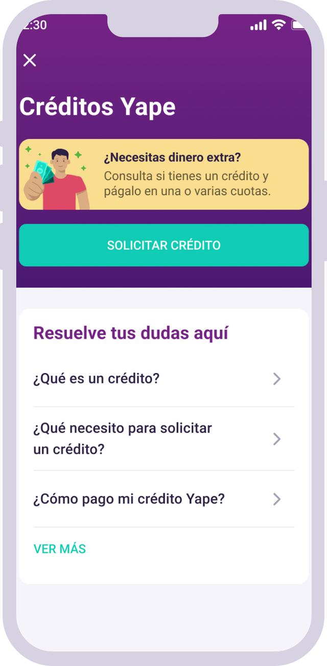 ¿Cómo pido un crédito desde Yape? | Centro de Ayuda Yape | Yape